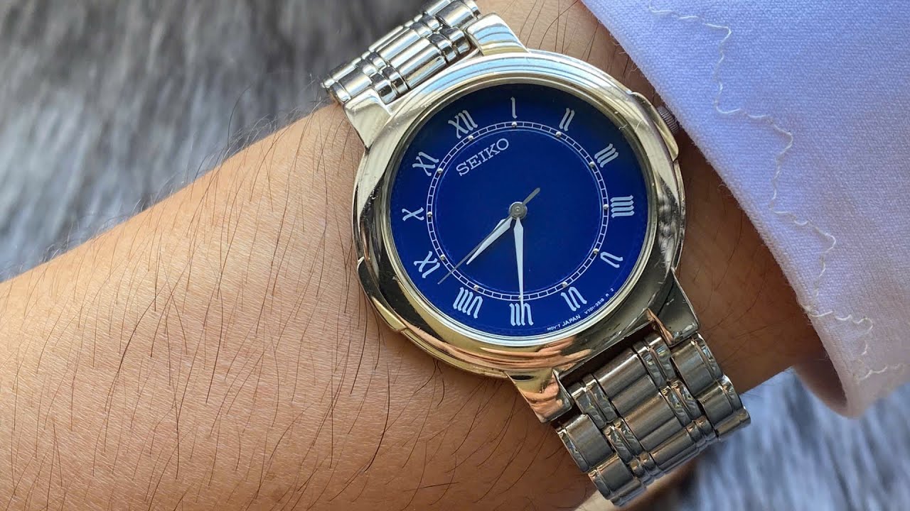 Vintage blue Seiko - YouTube