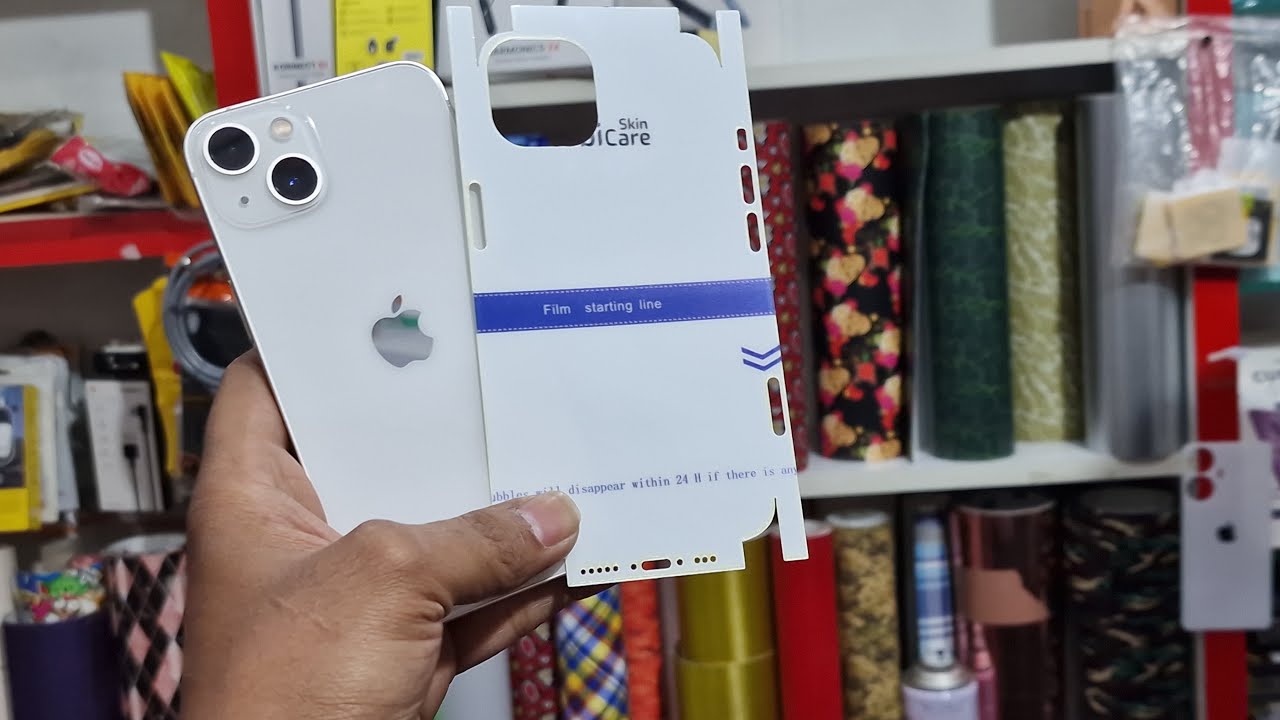 How to apple membrane on iPhone 13 360, protection 😍 - YouTube