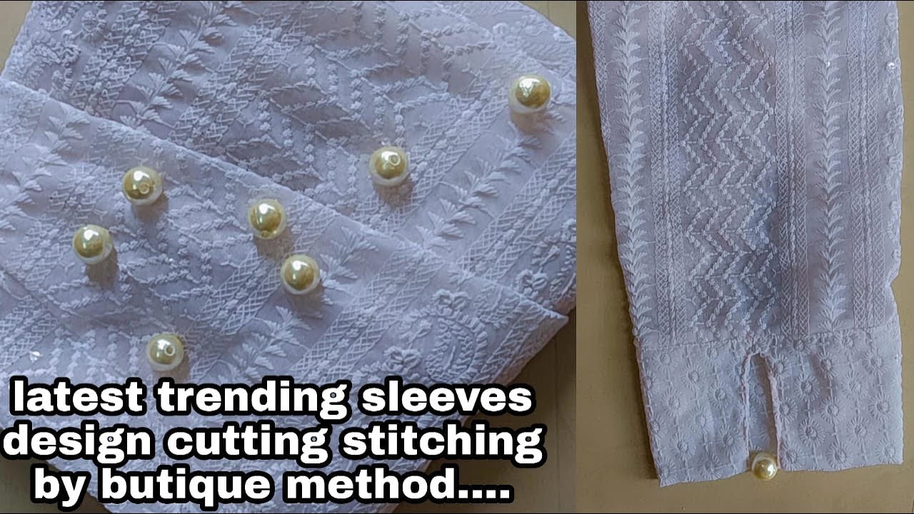 Square slit sleeves design cutting and stitching|| स्लिट स्लीव्स की ...