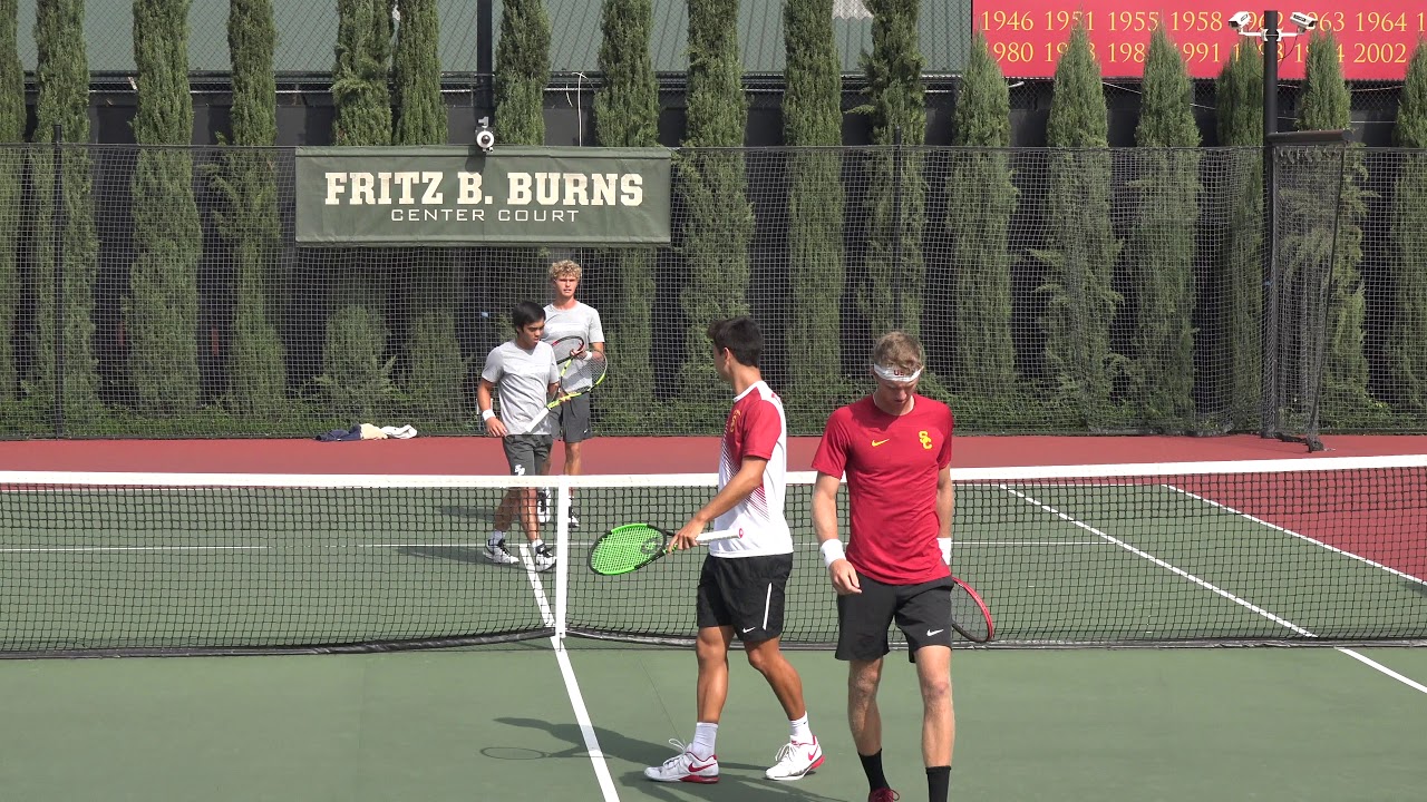 10 29 2017 USC Vs USD men's doubles semi-finals - YouTube