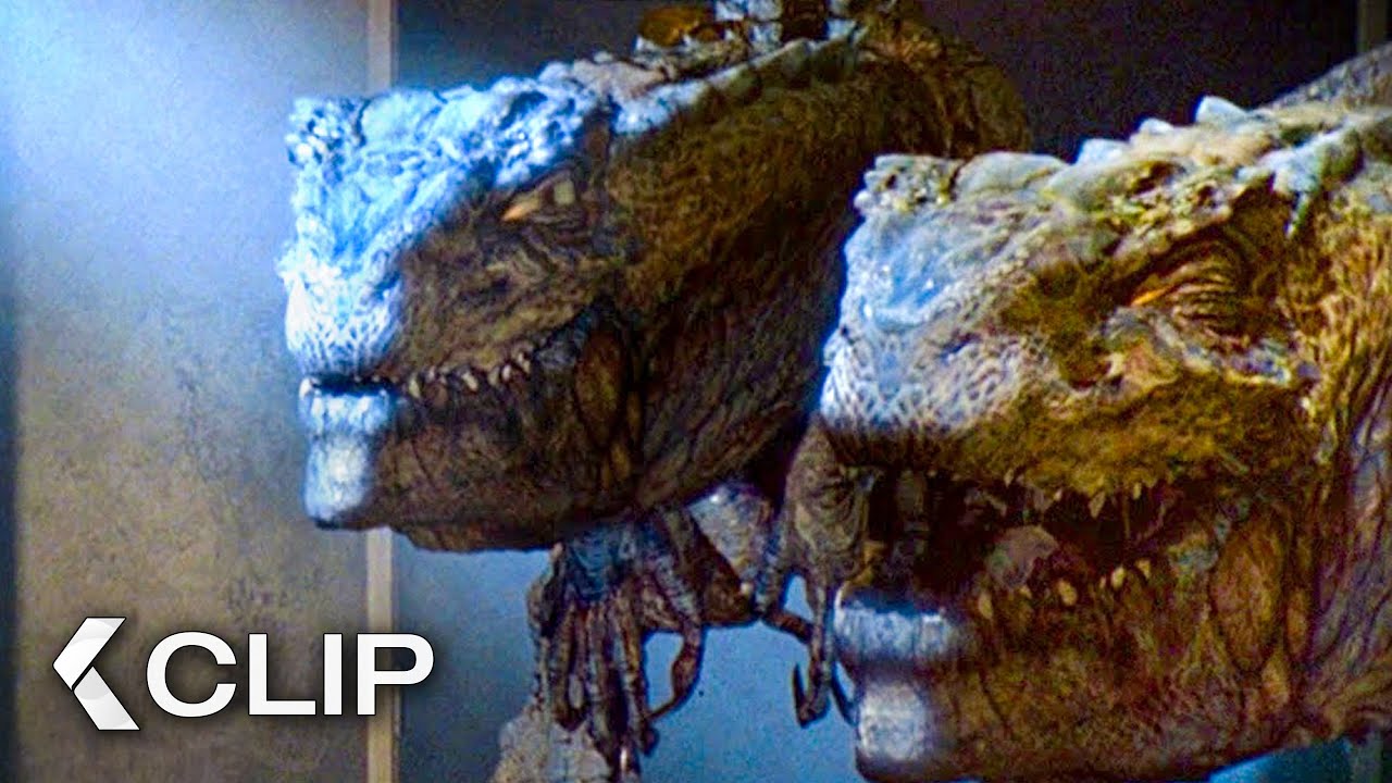 Escaping The Swarm Of Baby Godzillas - GODZILLA Clip (1998) Matthew ...