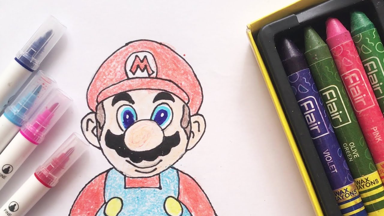 How to Draw Super Mario Bros. Characters | Step by Step Drawing ...