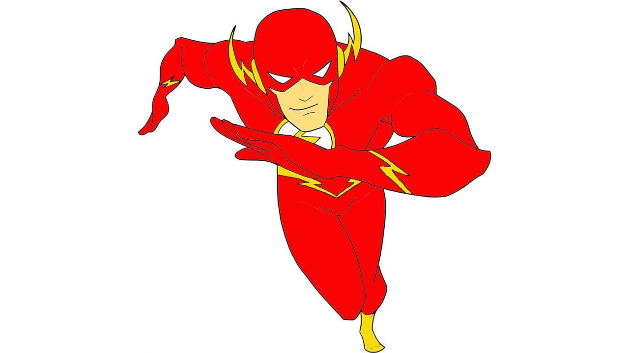 Como desenhar o THE FLASH DC / HOW TO DRAW THE FLASH DC /CÓMO DIBUJAR ...