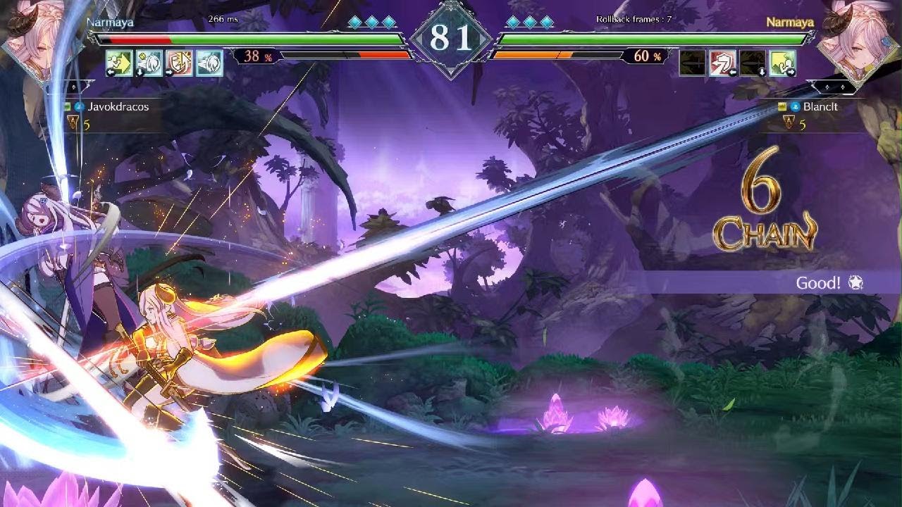 Granblue Fantasy Versus: Rising - Narmaya Match Exhibition 29 - YouTube