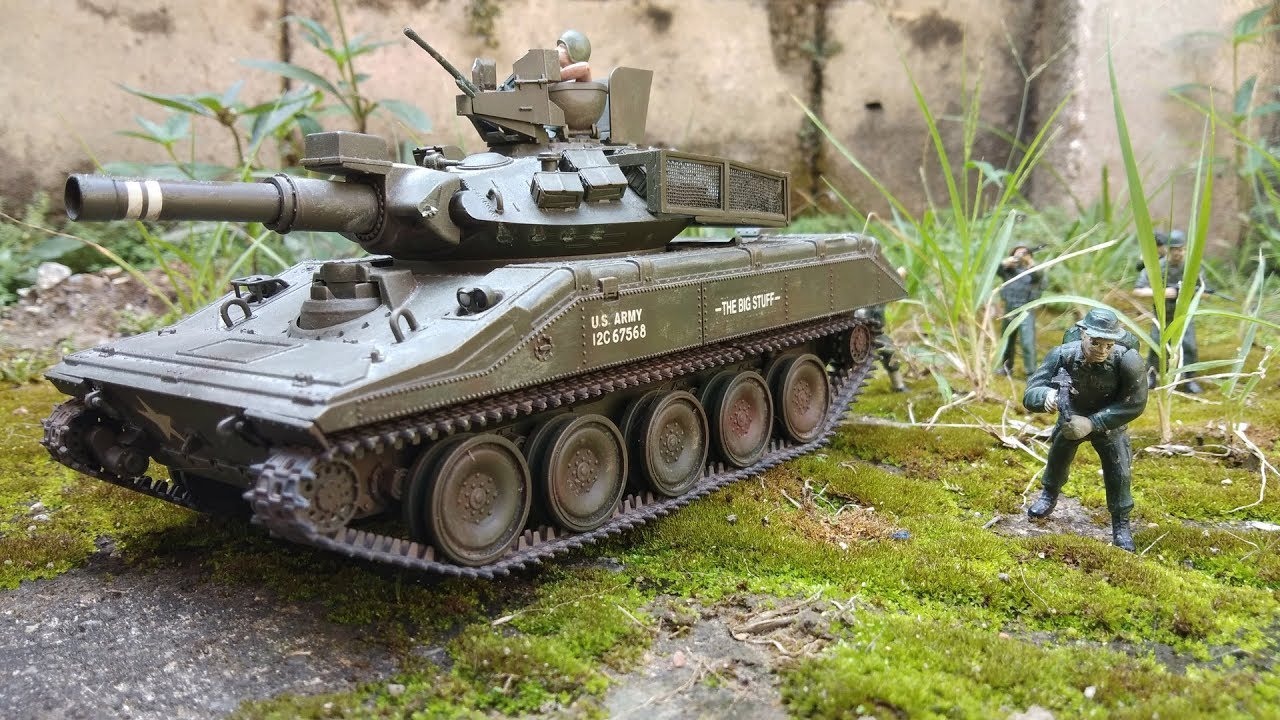 Toys soldiers & US M551 Sheridan tank Toy for Kids - YouTube
