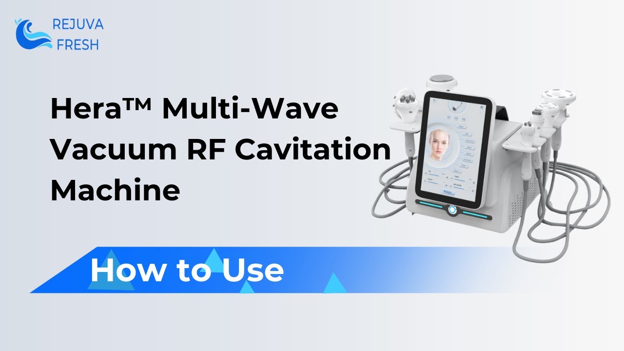 How to Use: Hera™ Multi-Wave Vacuum RF Cavitation Machine - YouTube