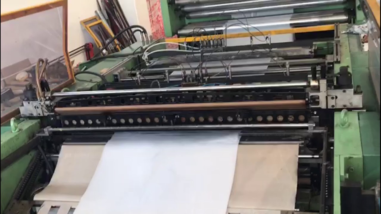 Used ELBA Bottom seal bag making machine | Euro Machinery - YouTube