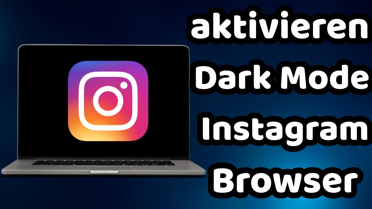 wie Aktiviert man den Dark Mode bei instagram Browser (Dunkler Modus ...