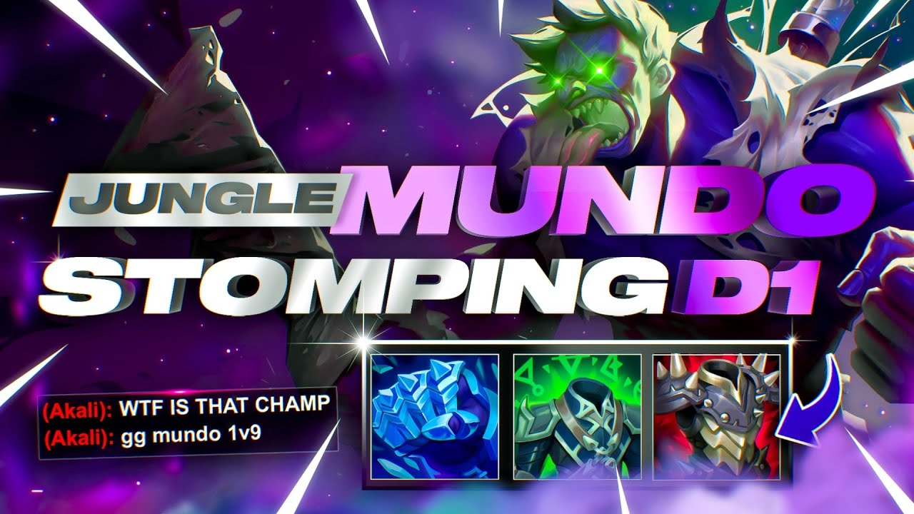 HOW TO PLAY MUNDO JUNGLE IN SEASON 11 Guide 10/1/5 Master MMR EUW - YouTube
