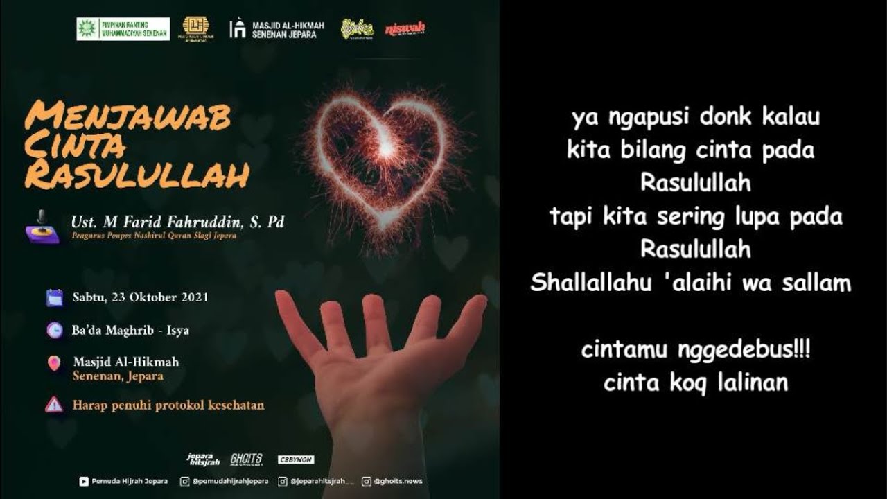 Menjawab Cinta Rasulullah - YouTube