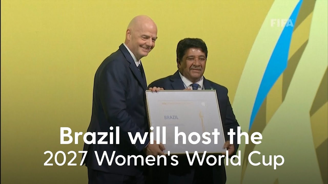 Brazil will host the 2027 Women's World Cup - YouTube