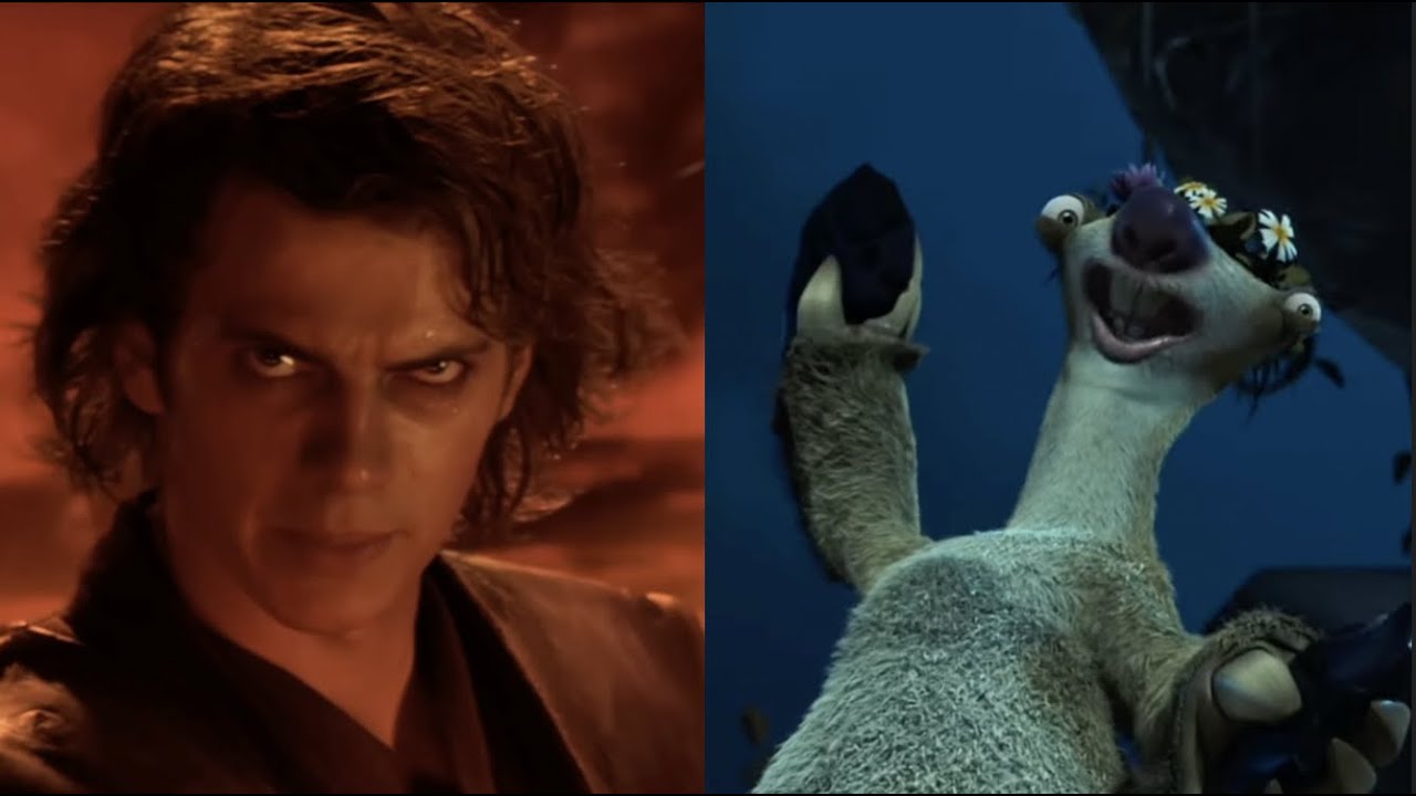 Anakin Skywalker vs. Sid the Sloth (Star Wars x Ice Age) - YouTube