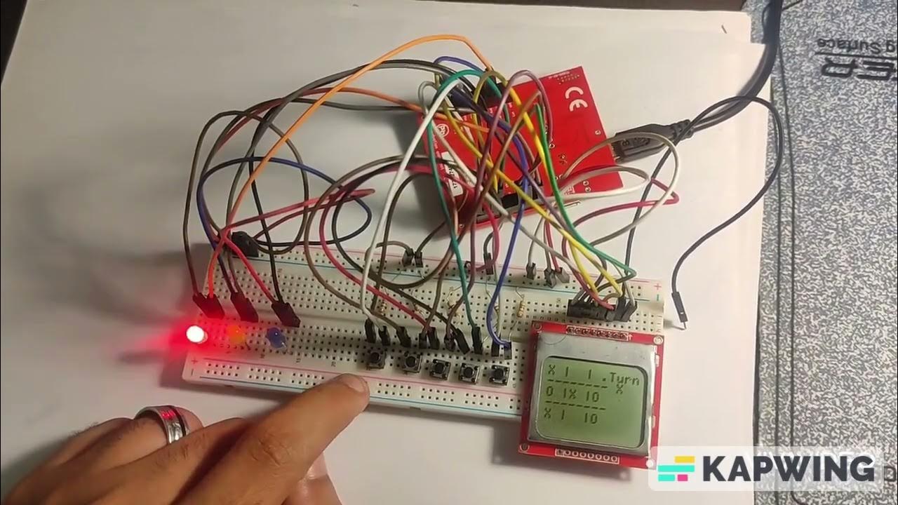 Xo game using Tiva c tm4c123g - YouTube