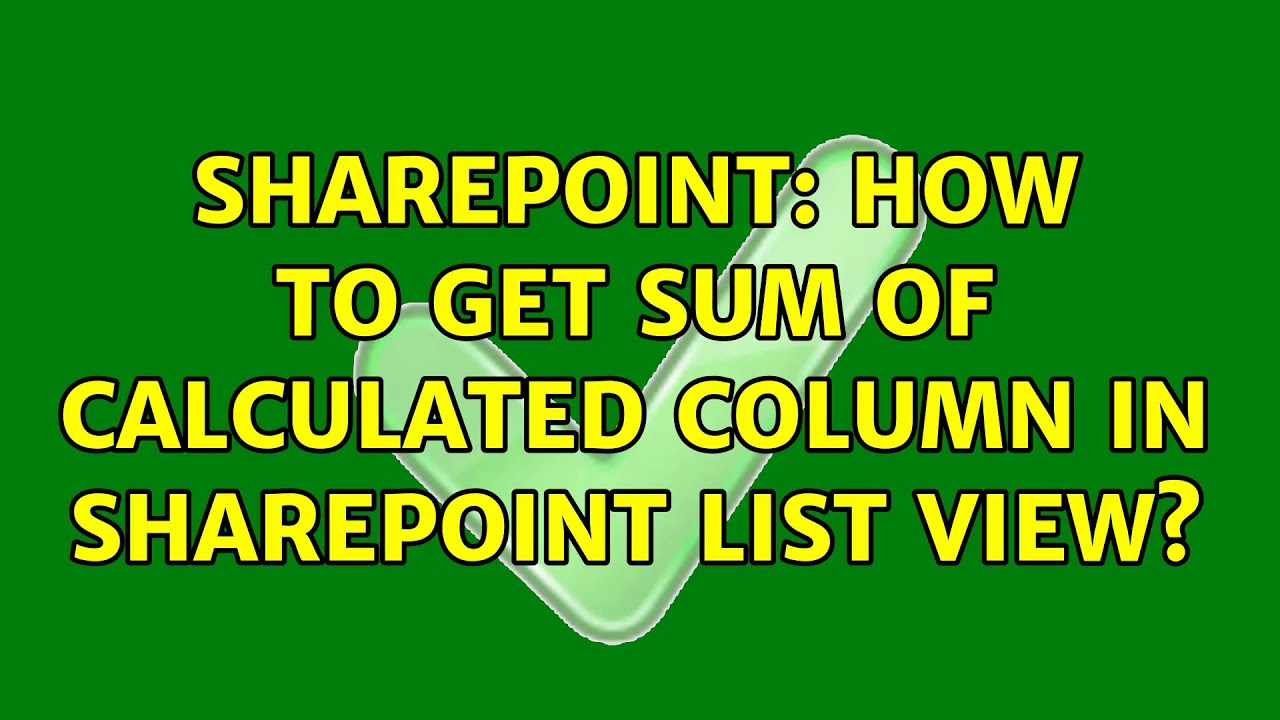Sum Of Calculated Column In Power Bi Printable Forms Free Online