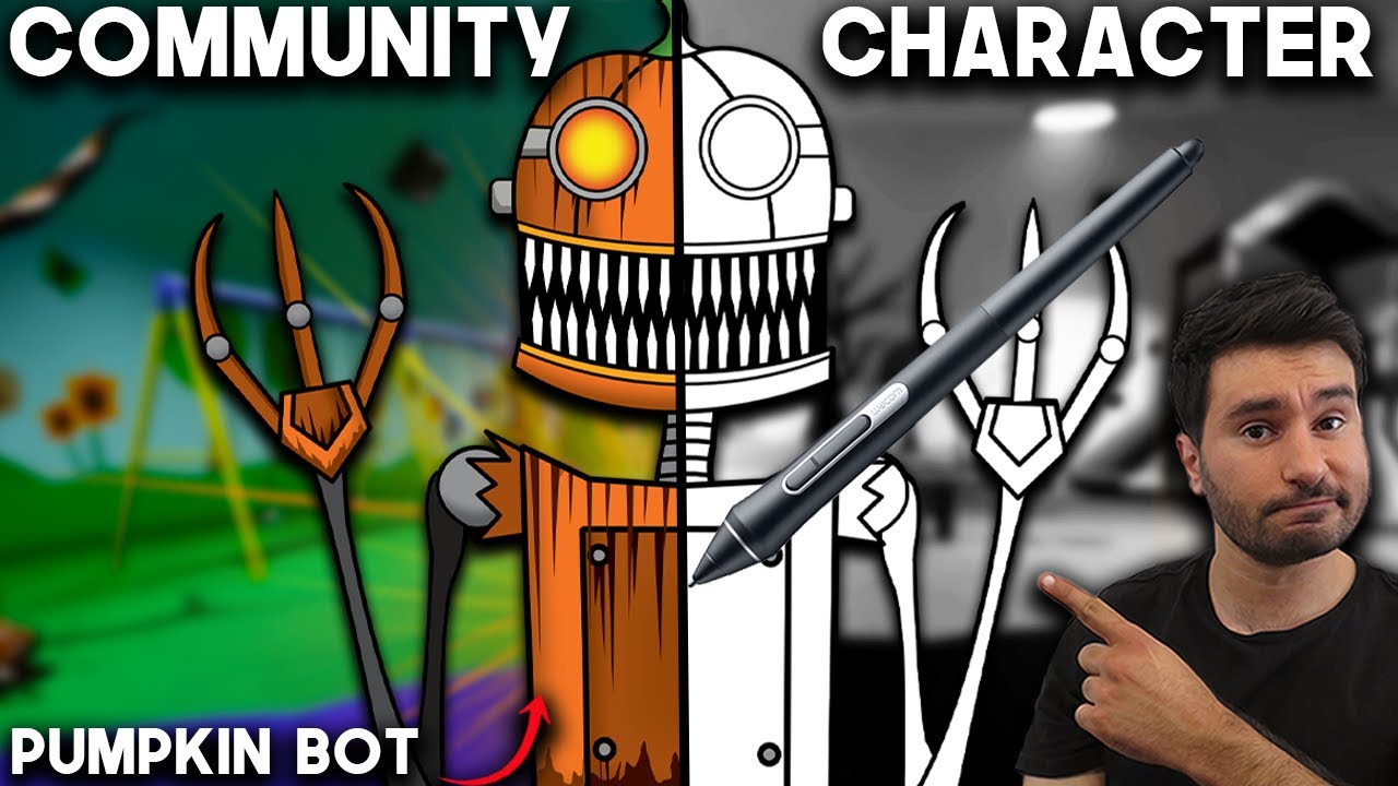 Community Character Concepts | Pumpkin Bot | Garten Of BanBan - YouTube