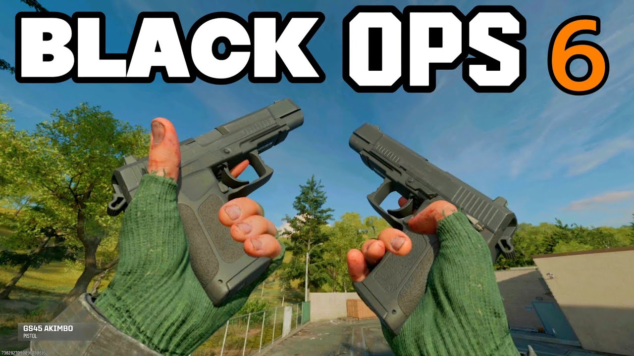 Black Ops 6 - Akimbo GS45 Inspect Animation And Gameplay - YouTube