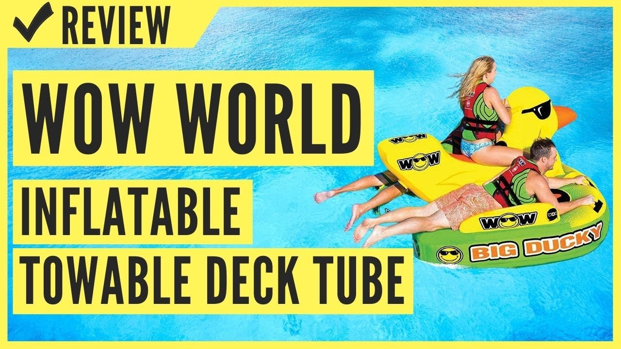 WOW World of Watersports Big Ducky 1 2 or 3 Person Inflatable Towable ...