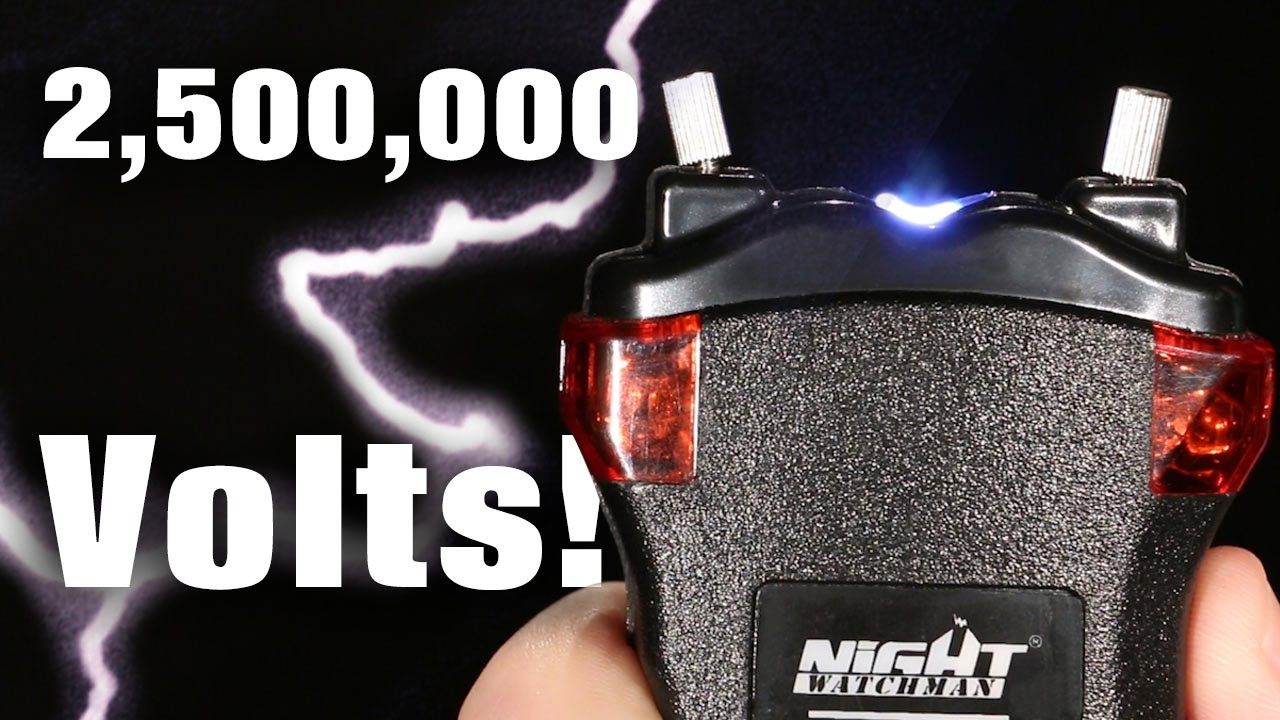 Night Watchman 2 Million Volt Stun Gun With Siren Flash Alarm - YouTube