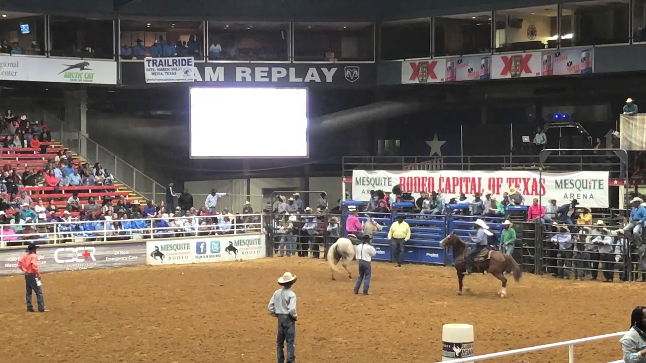 Mesquite Hip Hop Rodeo 2018 Pony Express 2nd Race - YouTube