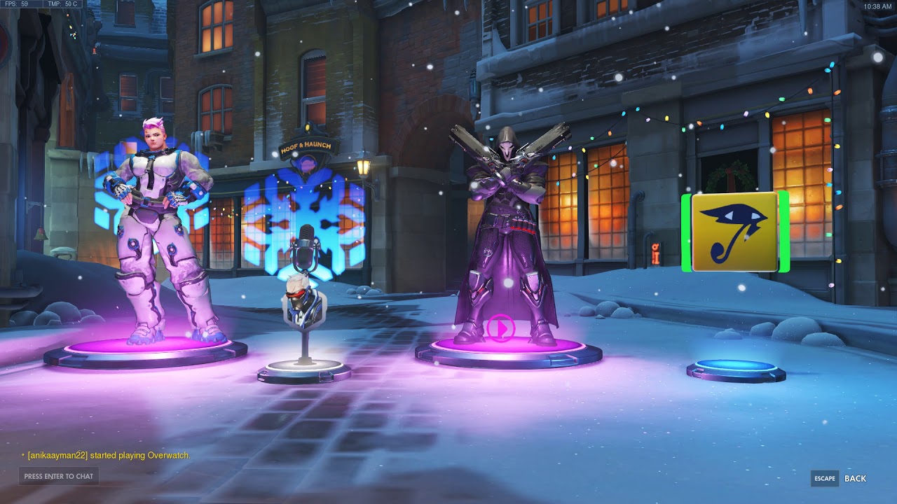 Overwatch Winter Lootbox Opening - YouTube