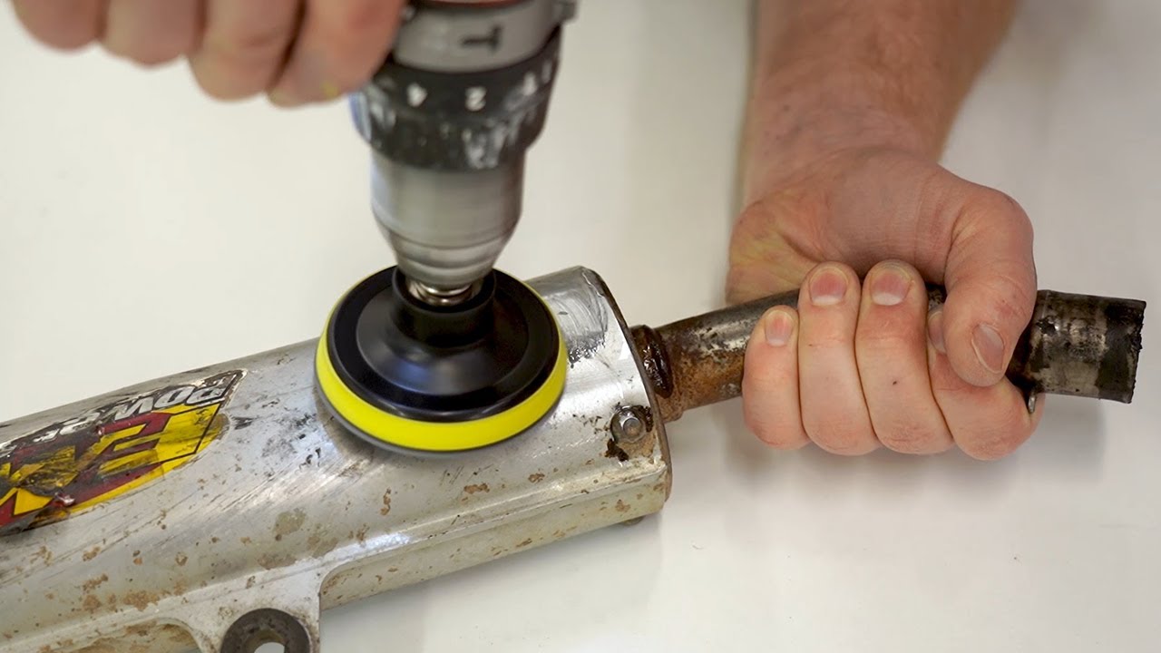 Buff Or Sand Your Parts With A Drill! - YouTube