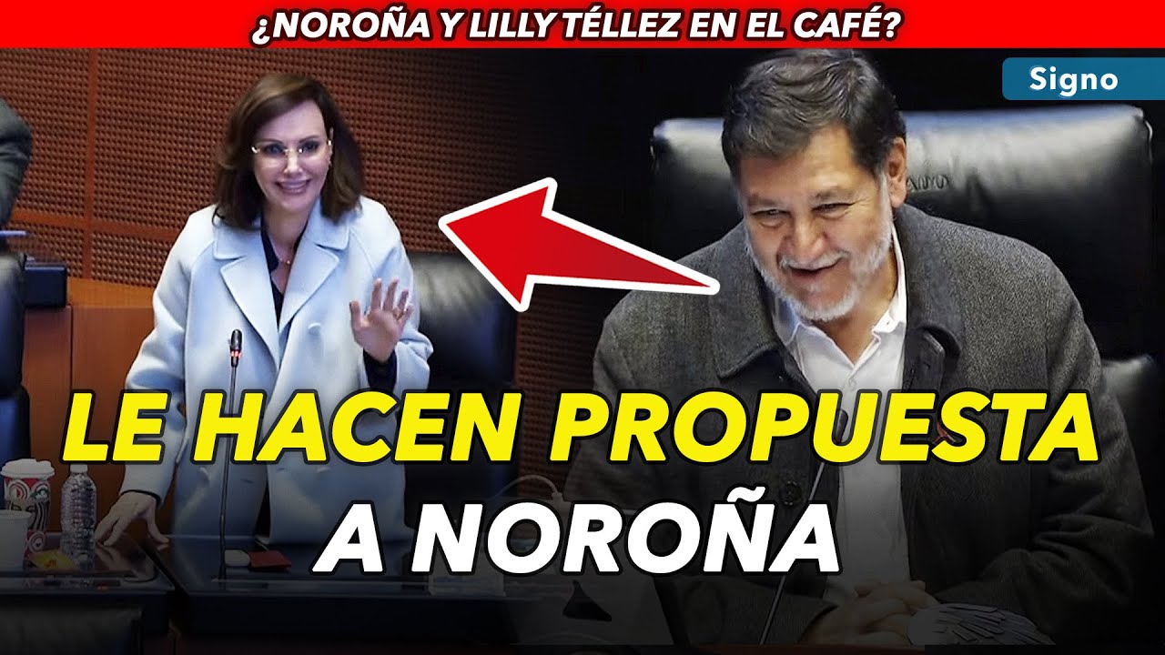 Noroña y Lilly Téllez protagonizan otro episodio en el Senado, pero de risa! - YouTube