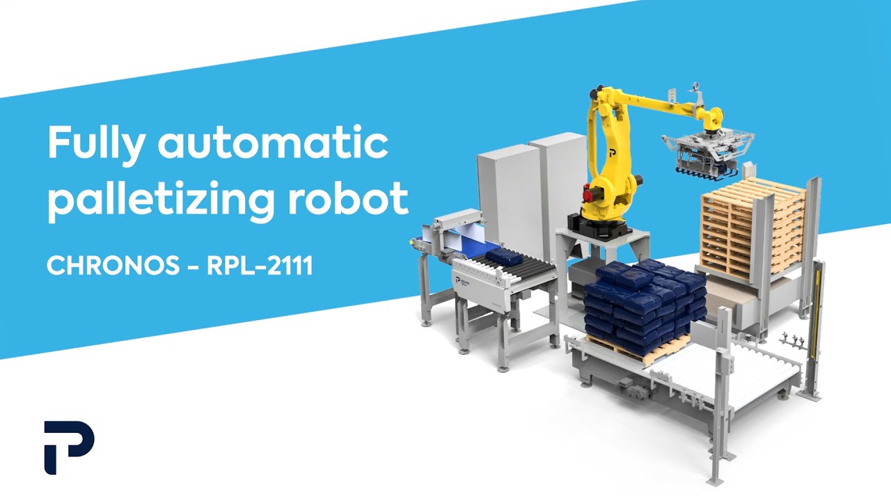 Fully automatic palletizing robot | CHRONOS RPL-2000 SERIES - YouTube