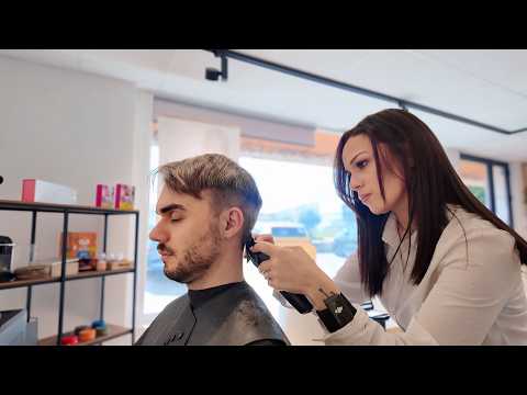 This Adorable Hairdresser Has MAGIC Hands ✨ (ASMR Haircut)