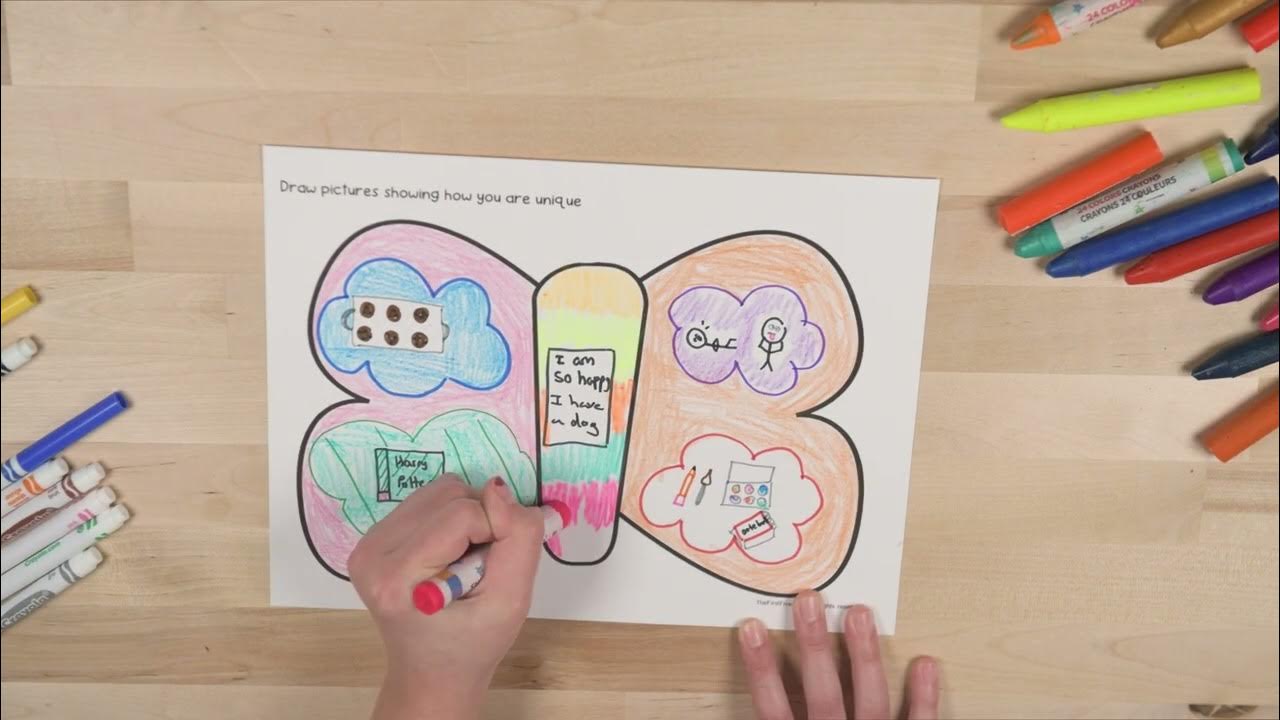 Unique Like a Butterfly Writing Craftivity - YouTube