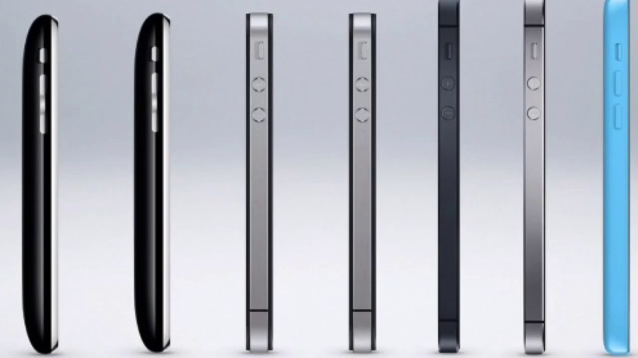 History of iPhone from 2007 to 2019 - YouTube