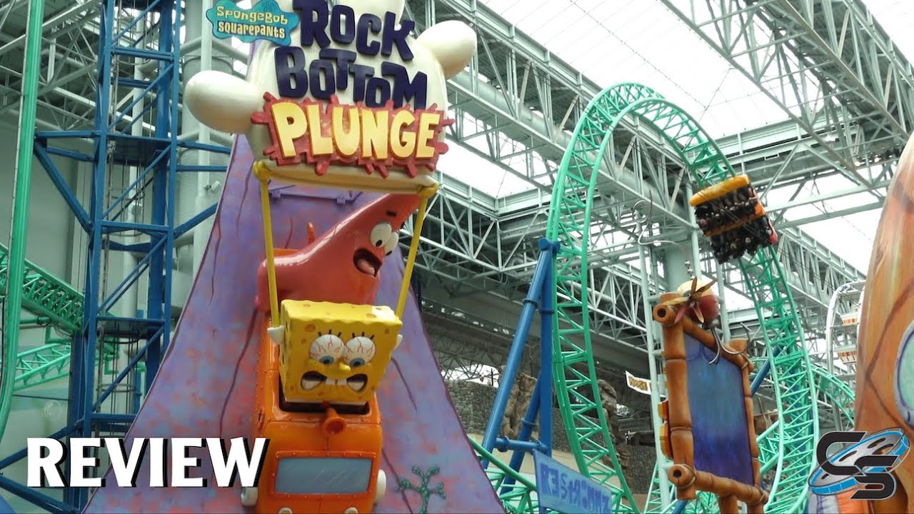 Spongebob Squarepants Rock Bottom Plunge Review Nickelodeon Universe ...
