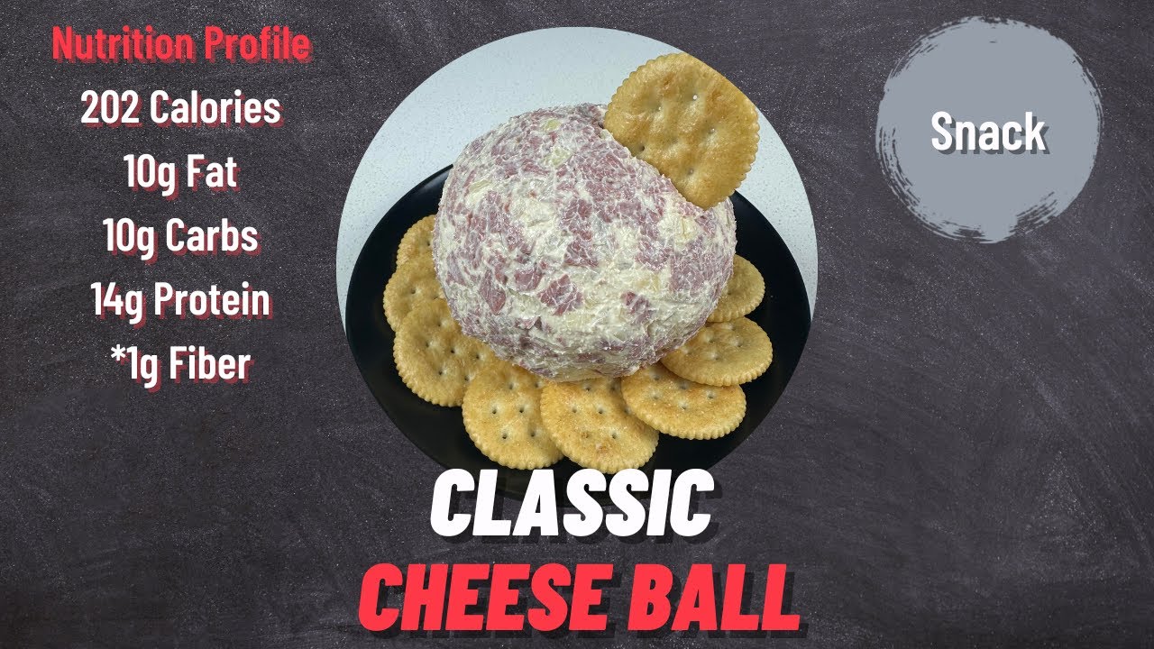 Quick Holiday Snack - Classic Cheese Ball - YouTube