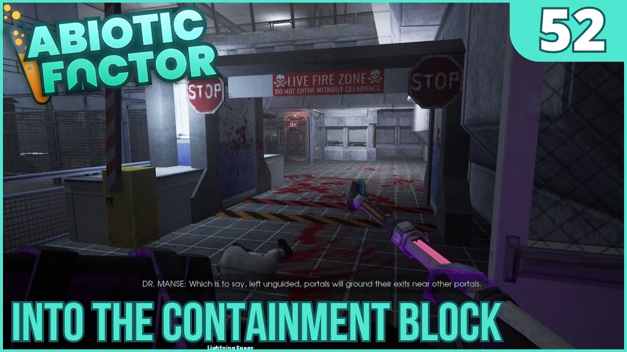 Abiotic Factor Ep.51 : Getting Into The Containment Block - YouTube