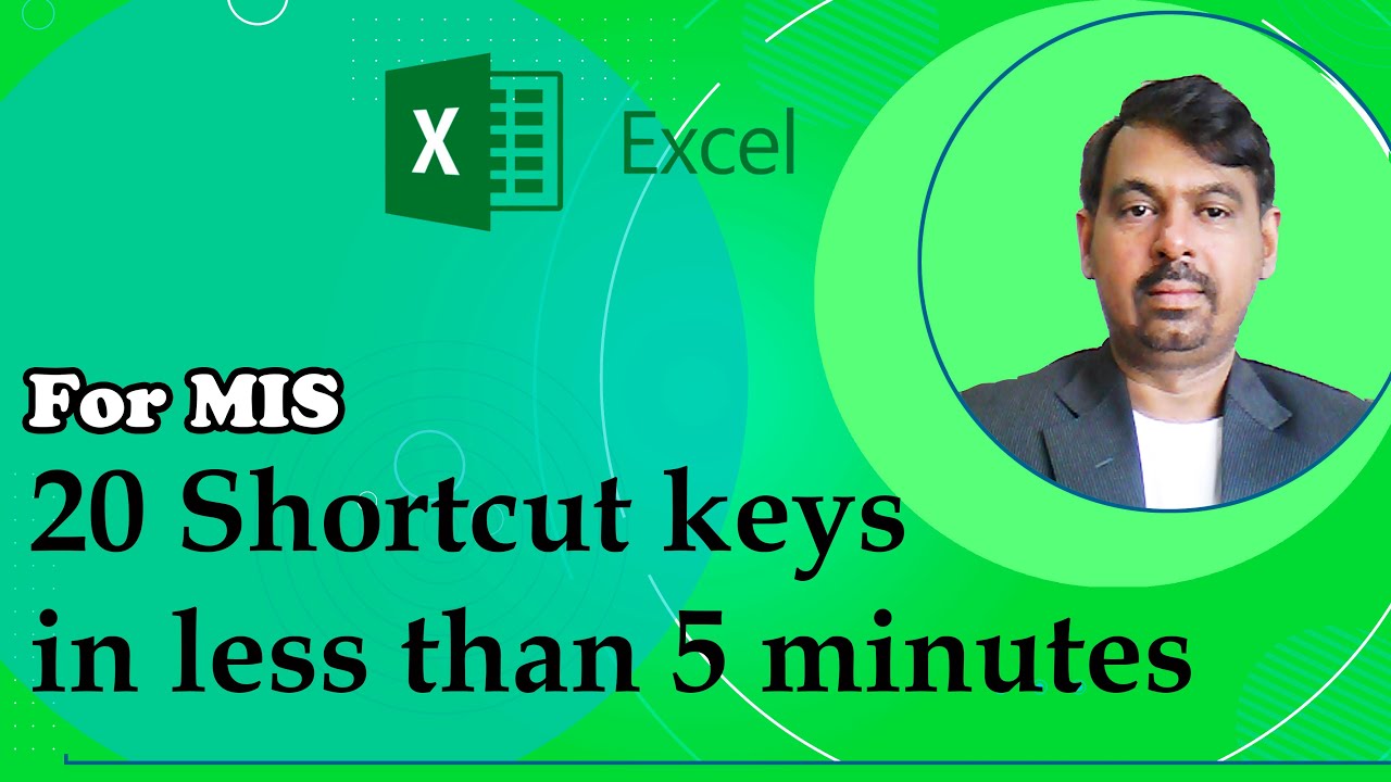 More than 20 Shortcut Commands for MIS and Daily work Excel Lesson 5 ...