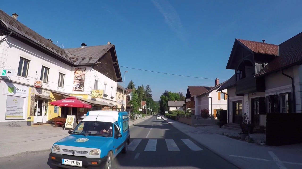 Slovenia Bled, City center, Gopro / Slovénie Bled Centre ville, Gopro ...