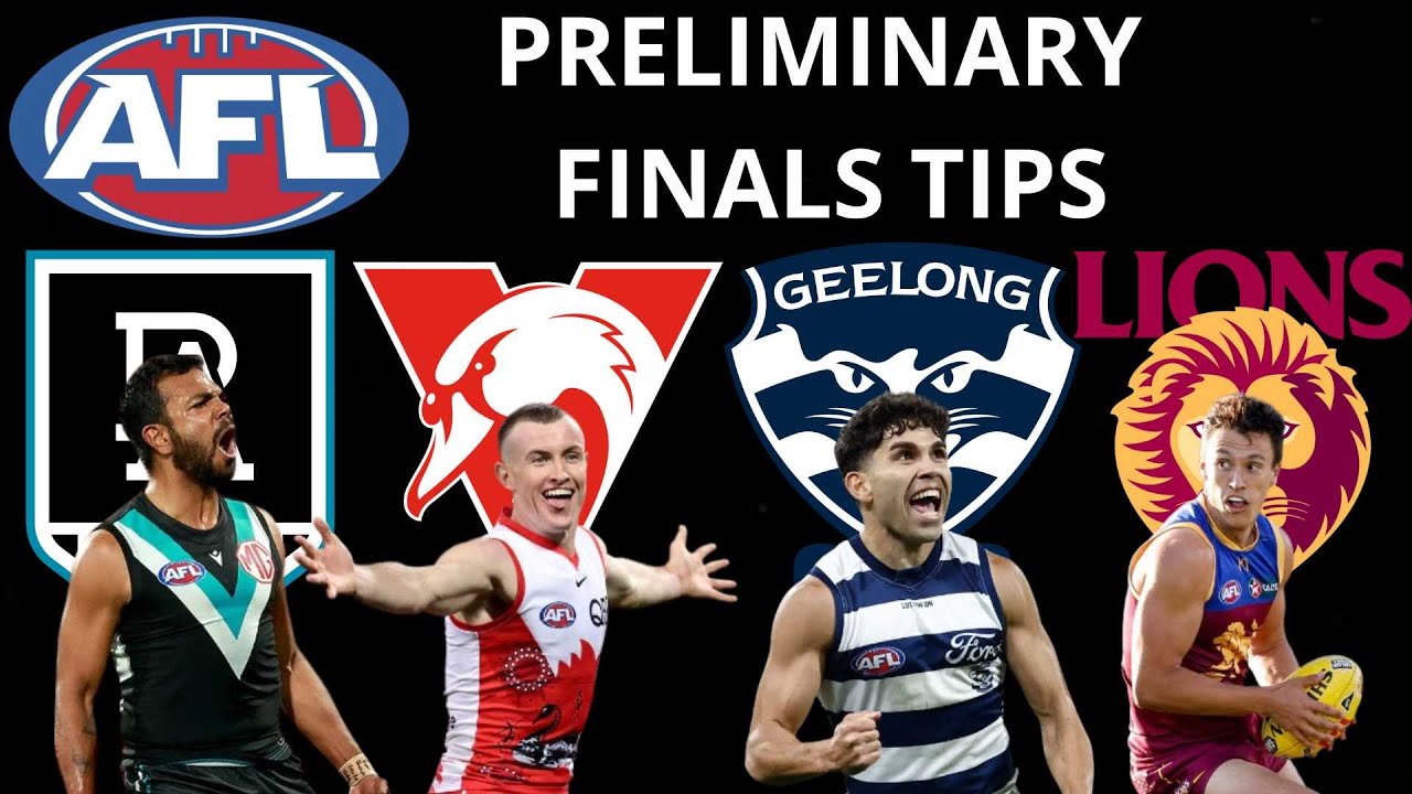 AFL Preliminary Finals Tips - YouTube