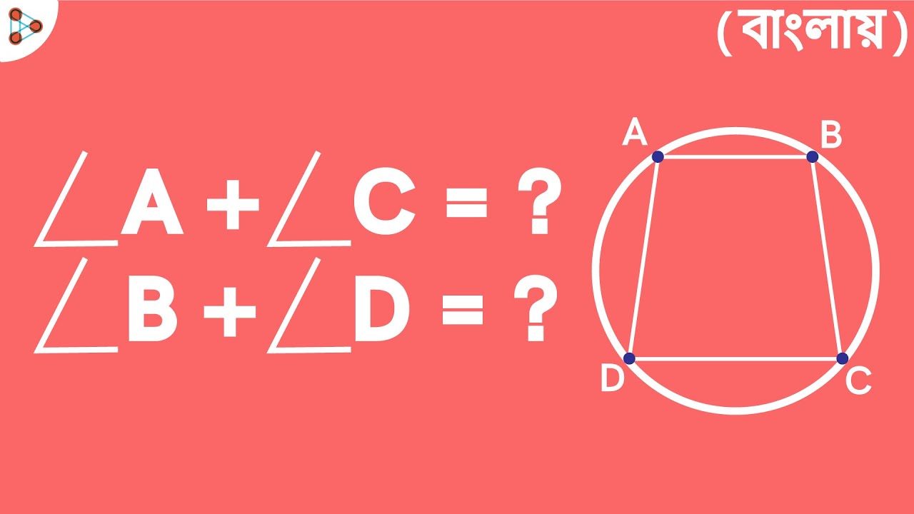 Circles Lesson - 23 | What is the Sum of the Measure of Opposite Angles ...