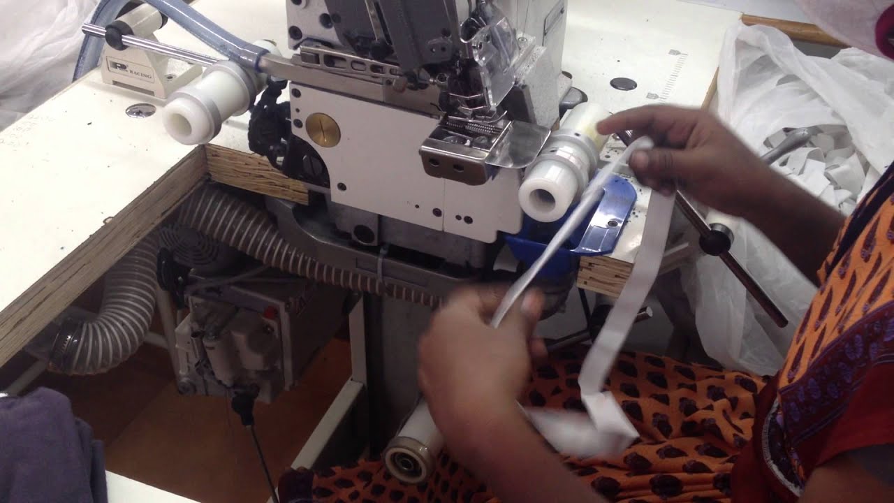PROFEEL CYLINDER BED OVERLOCK MACHINE - YouTube