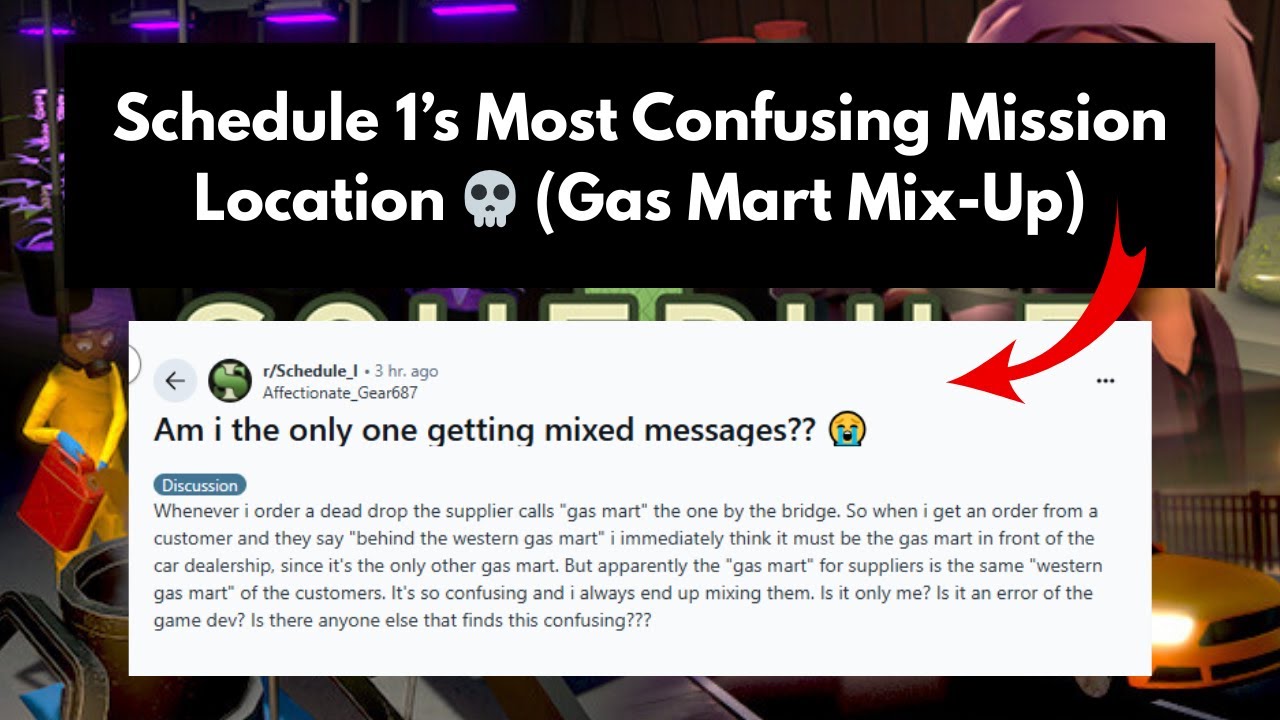 Schedule 1’s Most Confusing Mission Location 💀 (Gas Mart Mix-Up) - YouTube