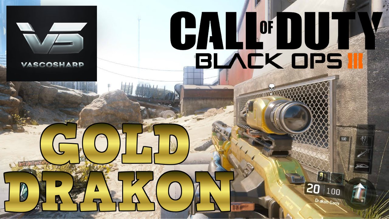 GOLD DRAKON TIPS AND TRICKS - BLACK OPS 3 - ROAD TO DIAMOND SNIPER ...