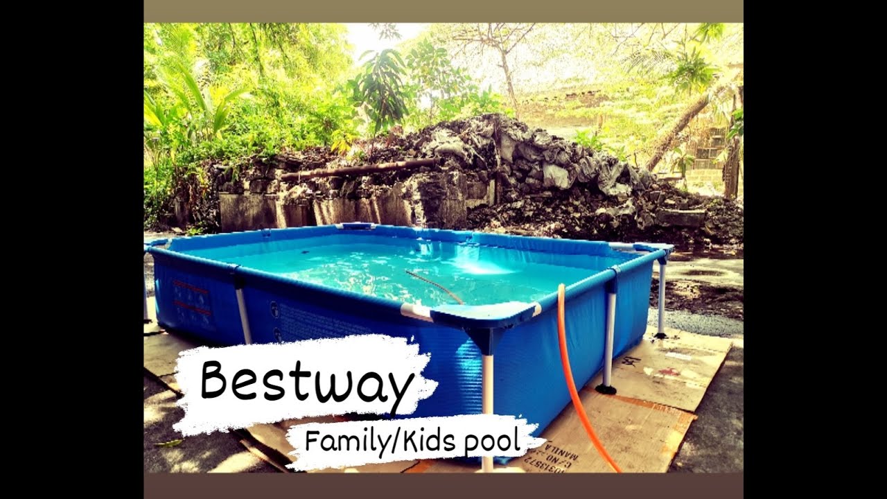 How to assemble Bestway Steel Pro Swimming Pool - YouTube