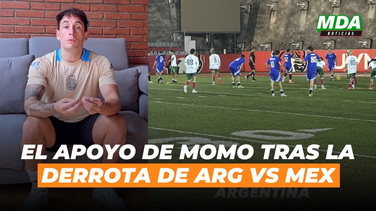 MOMO BENAVIDES salió a BANCAR tras la DURA DERROTA de ARGENTINA vs ...