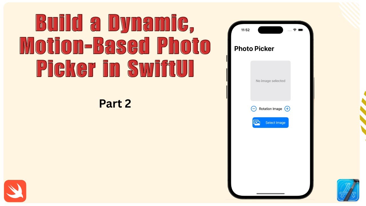 SwiftUI Essentials: Create an Interactive Photo Picker with Amazing Rotation Effects - YouTube