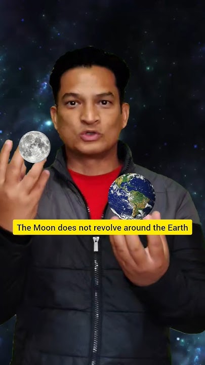 The Moon does not revolve around the Earth. #universe #astronomy # ...