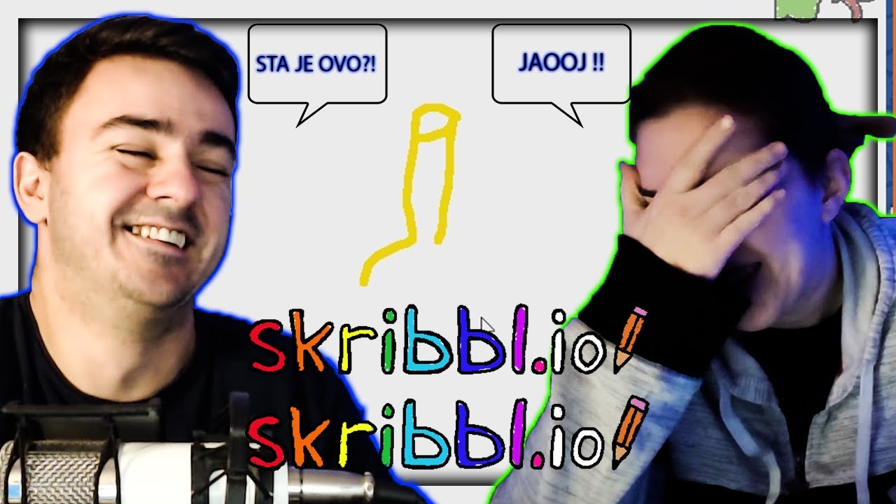 ZENA I JA IGRAMO SKRIBBL !! -Pogadjanje slika i crtanje - YouTube