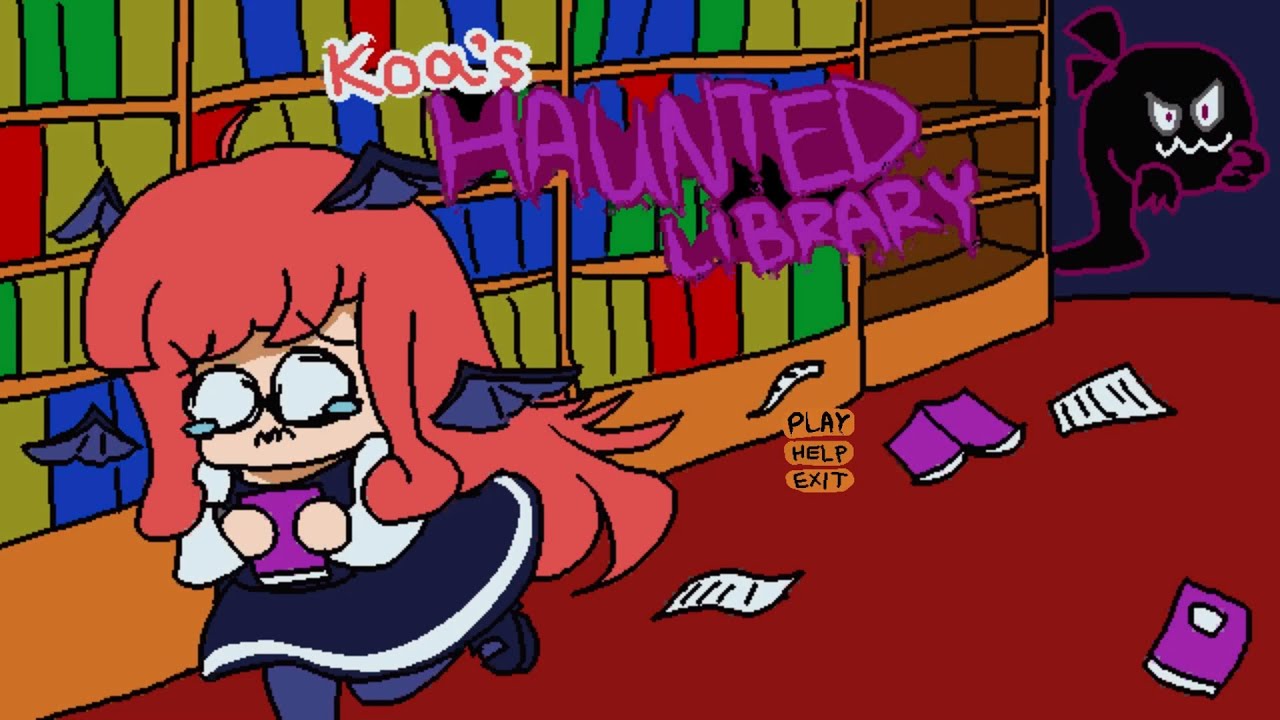 Koakuma's Haunted Library - Touhou Game Jam 9 Playthrough - YouTube