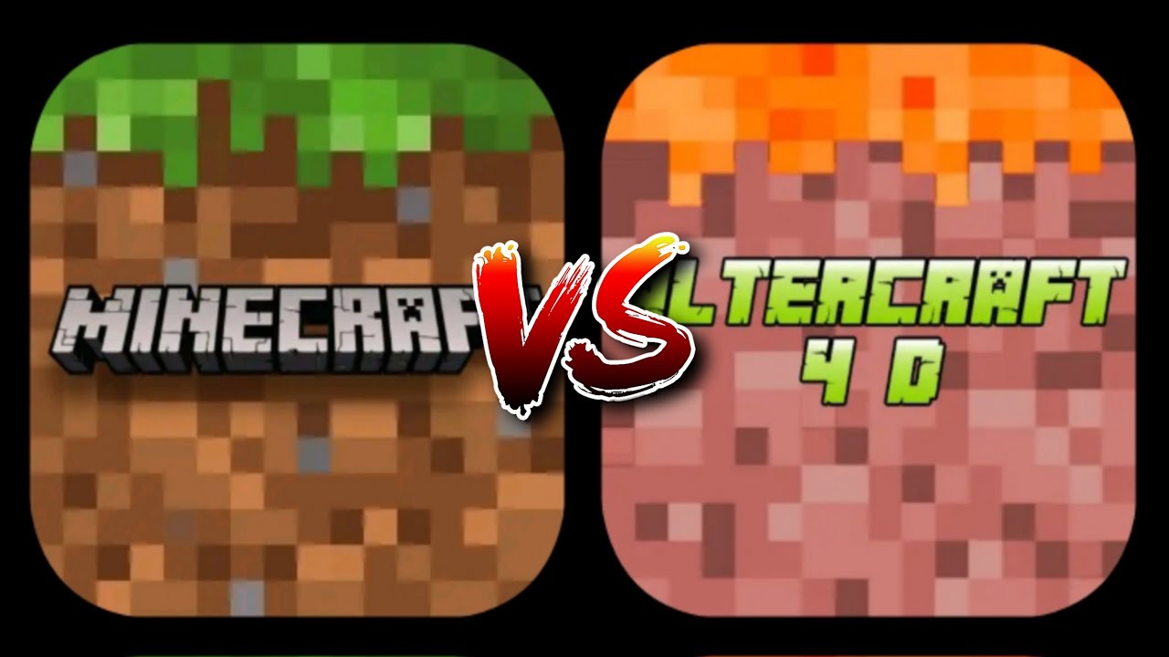 Minecraft VS AlterCraft - YouTube
