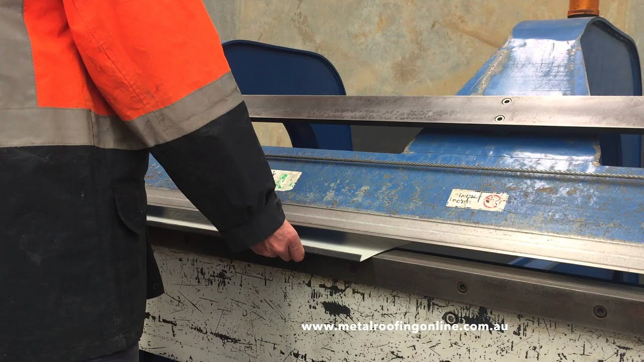 How to: Make COLORBOND Barge Capping | Metal Roofing Online - YouTube