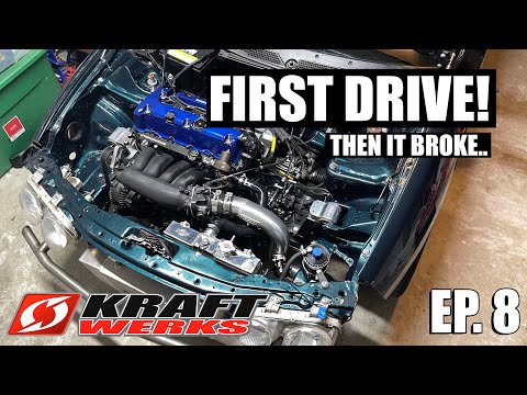 SUPERCHARGED 24/20 K SWAP INTEGRA FIRST DRIVE! (EP. 8)