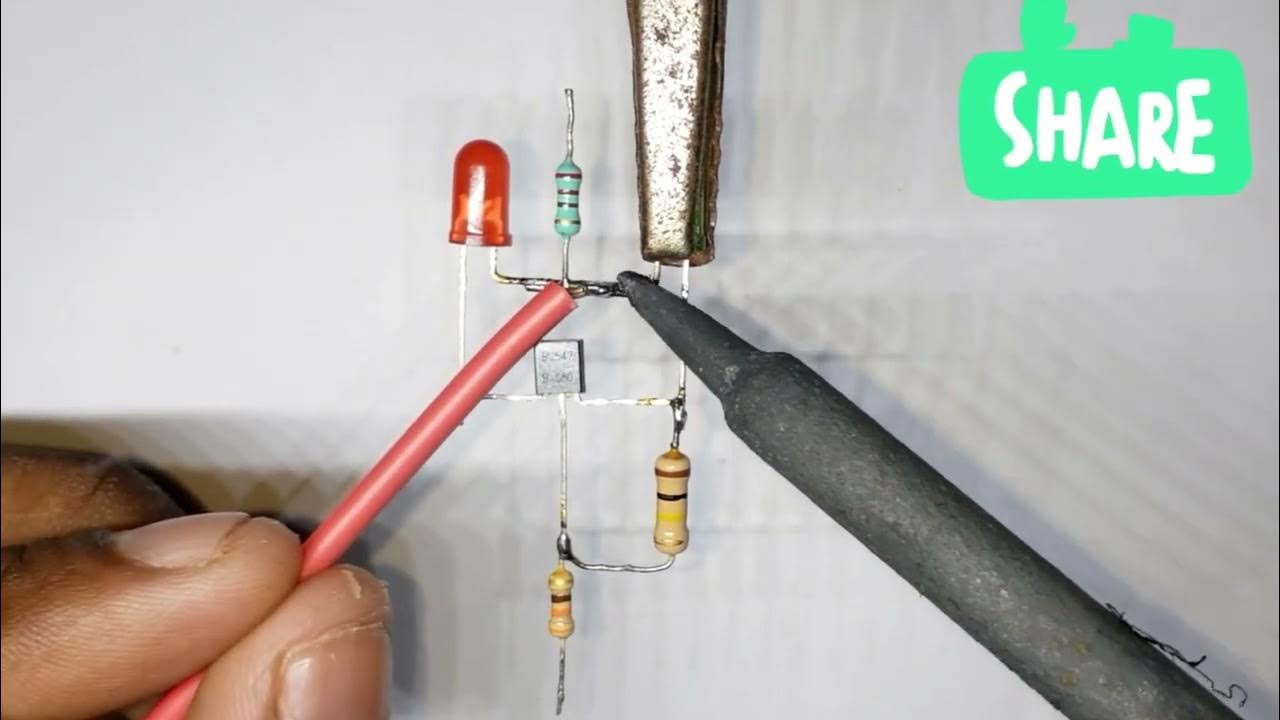How to make all component checking circuit with BC547 transistor # ...